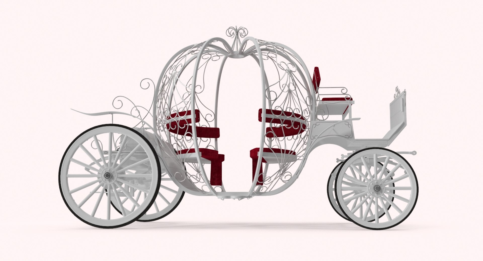 pumpkin coach 3d max