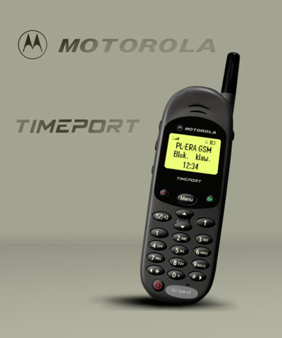3d Classic Motorola Timeport P7389