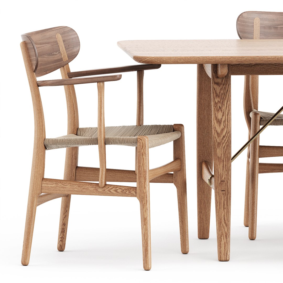 3D Model BM1160 Hunting Table And CH26 Chair - TurboSquid 1797466