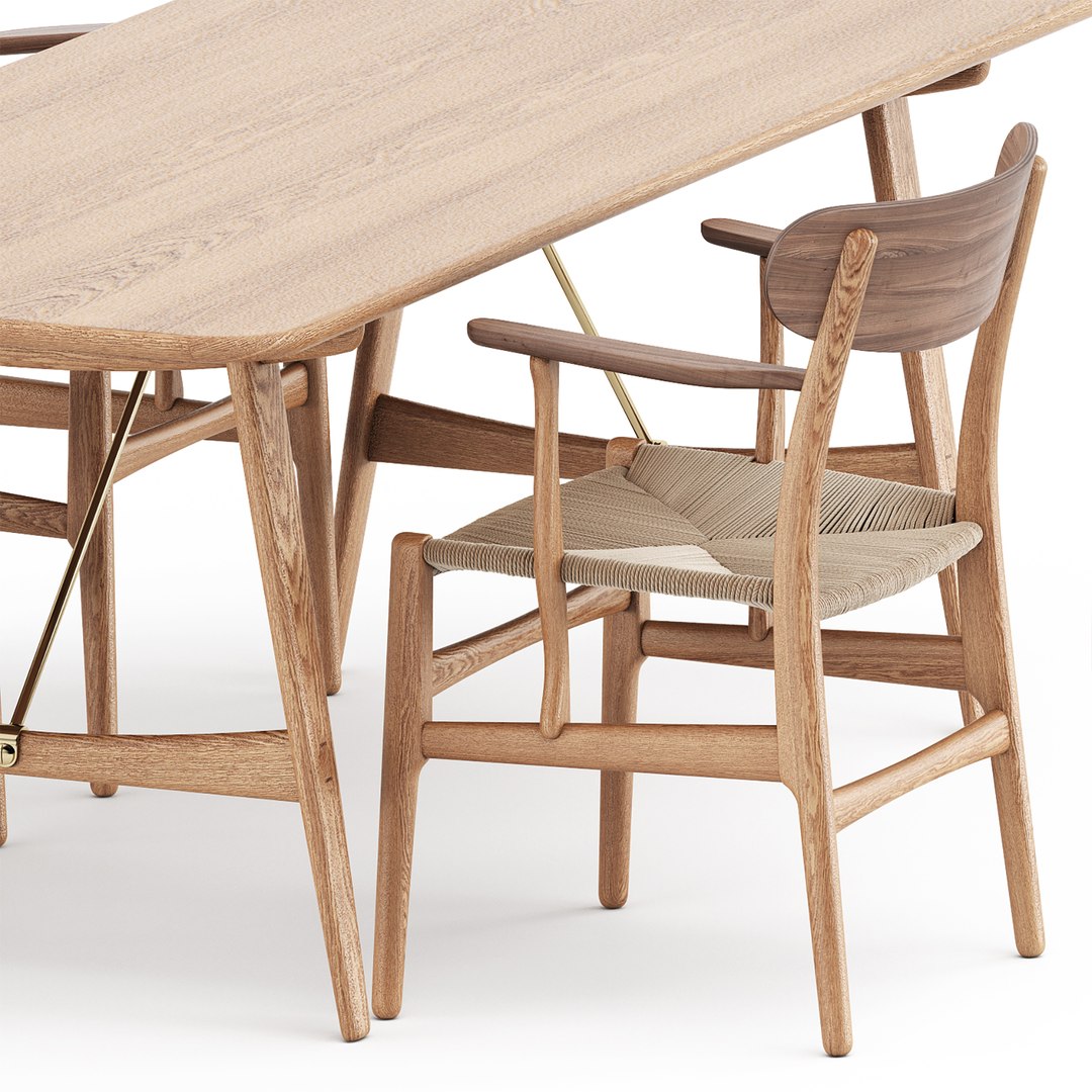 3D Model BM1160 Hunting Table And CH26 Chair - TurboSquid 1797466