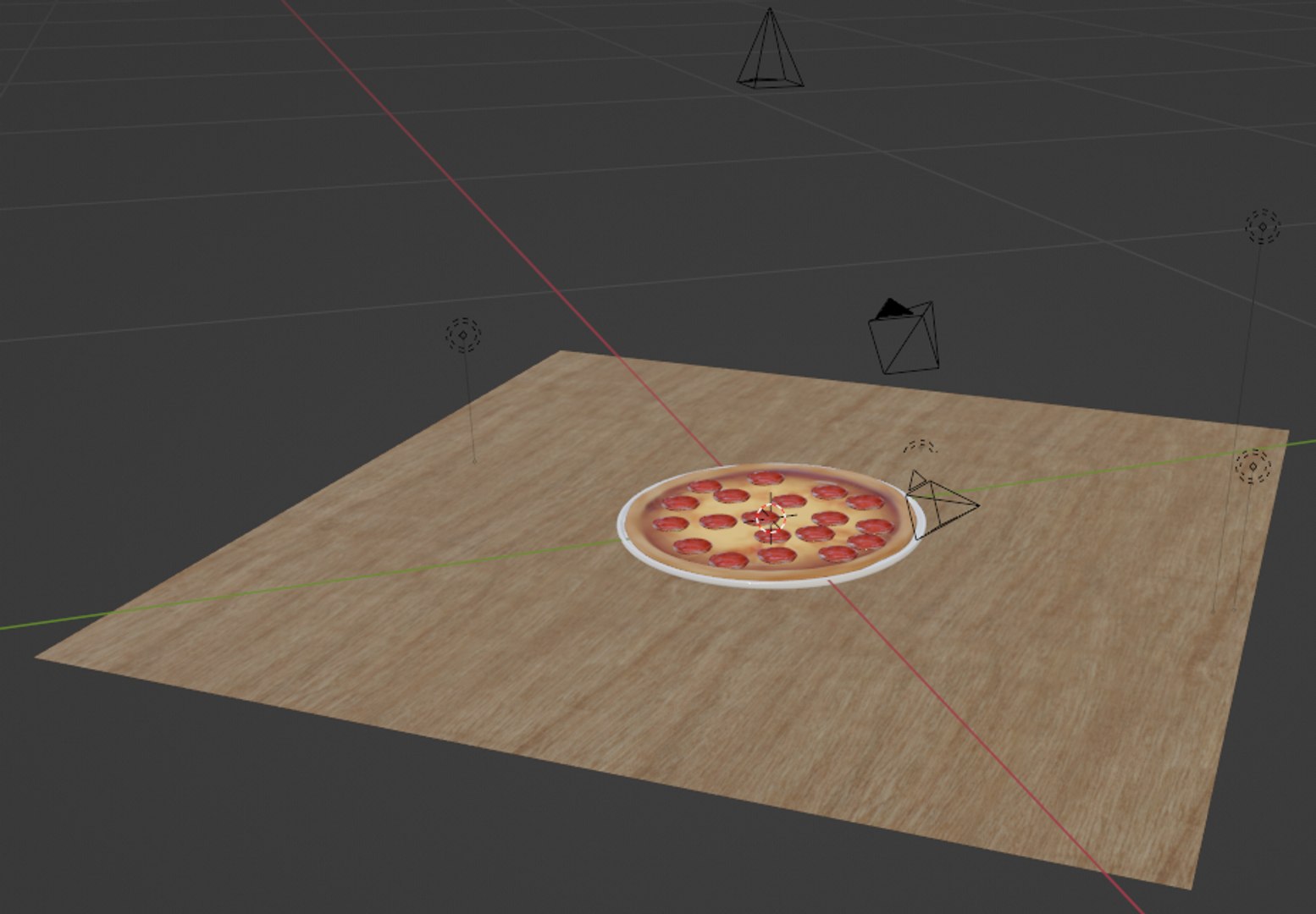 Pepperoni Pizza 3D Model - TurboSquid 2126010