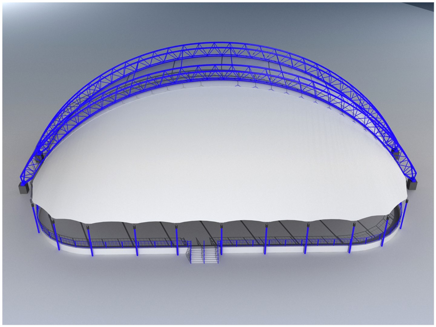 Generic Arena Outdoor Cover 3d Model