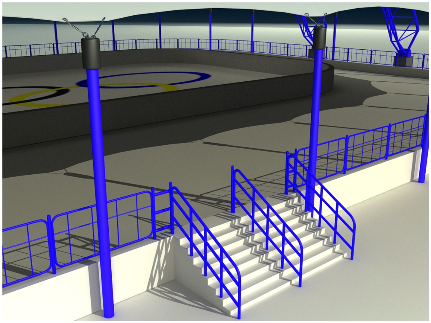 Generic Arena Outdoor Cover 3d Model