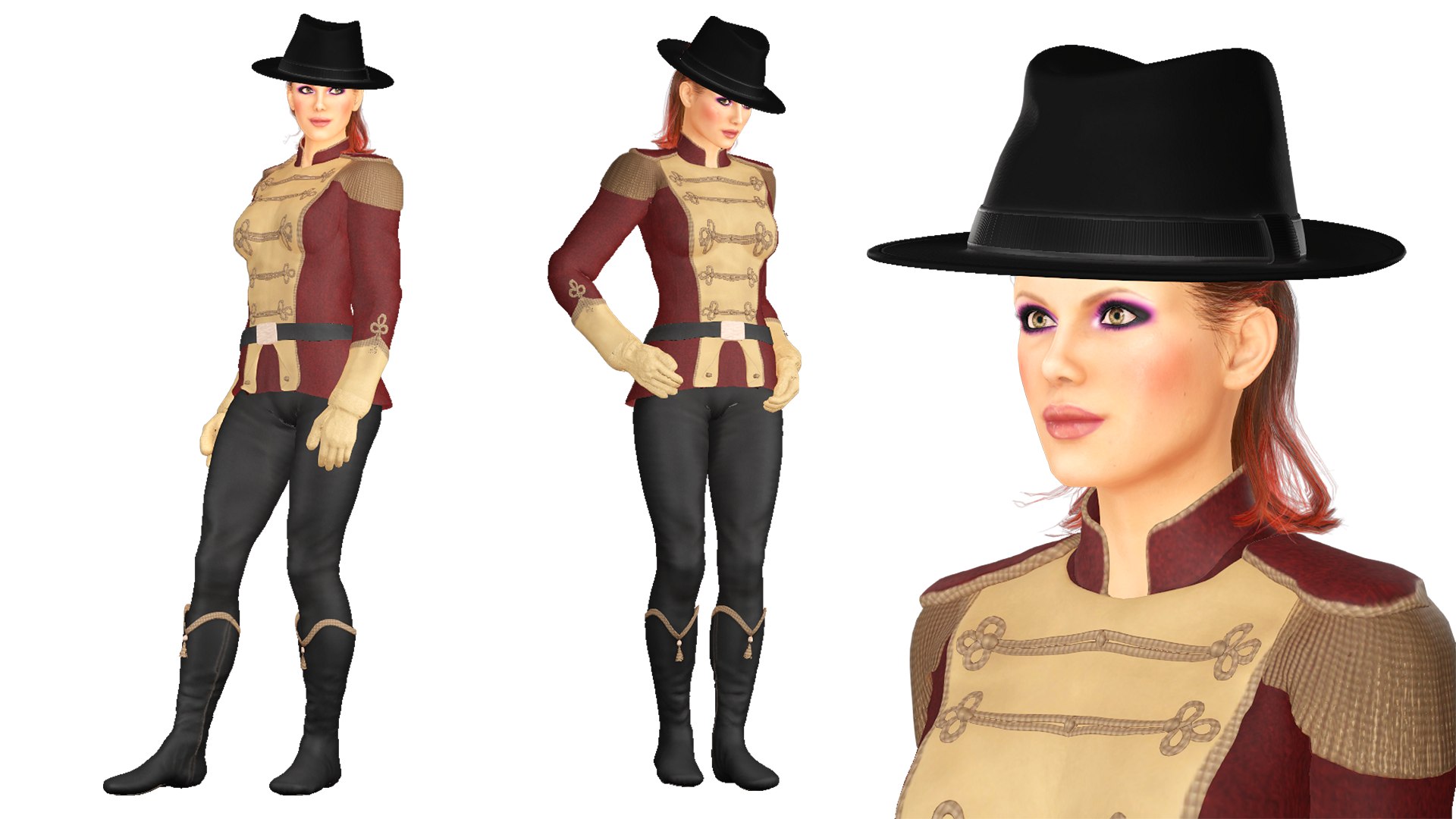 Realistic Rigged Soldier Woman-Simey Character 3D Model 3D - TurboSquid ...