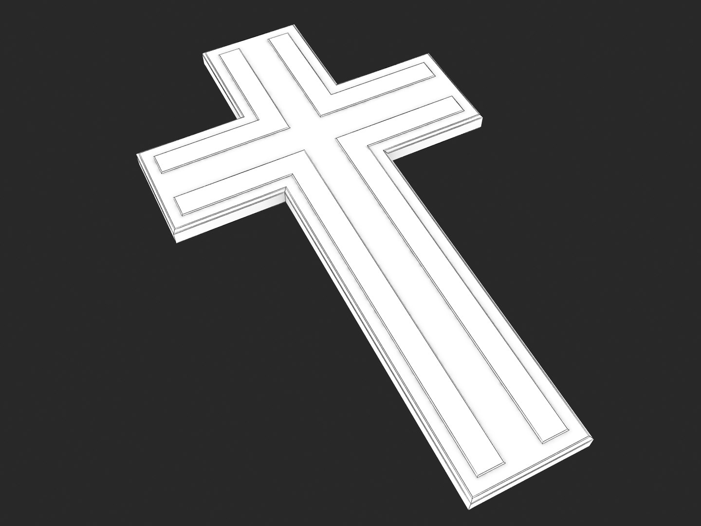 3D cross model - TurboSquid 1474160