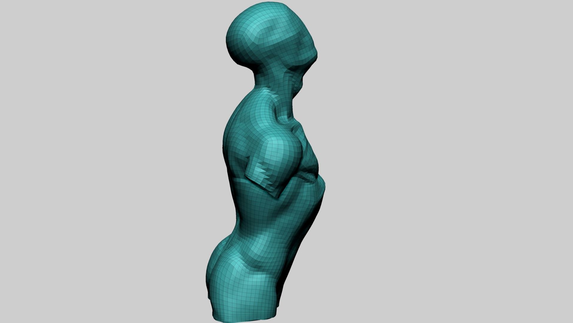 3D Model Base Male Torso C - TurboSquid 2198893