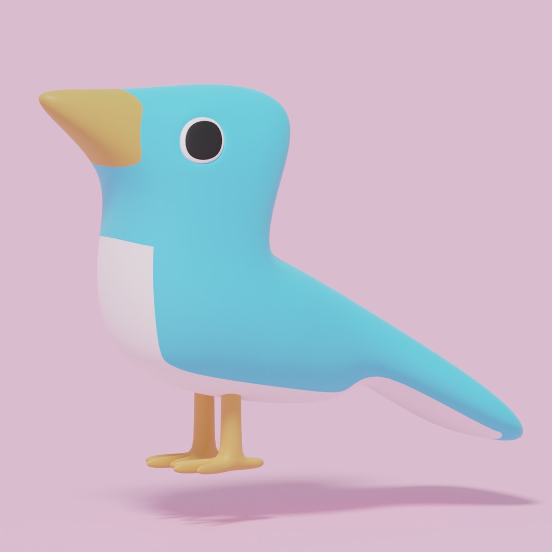 Cartoon Cute Bird 3D - TurboSquid 2336047