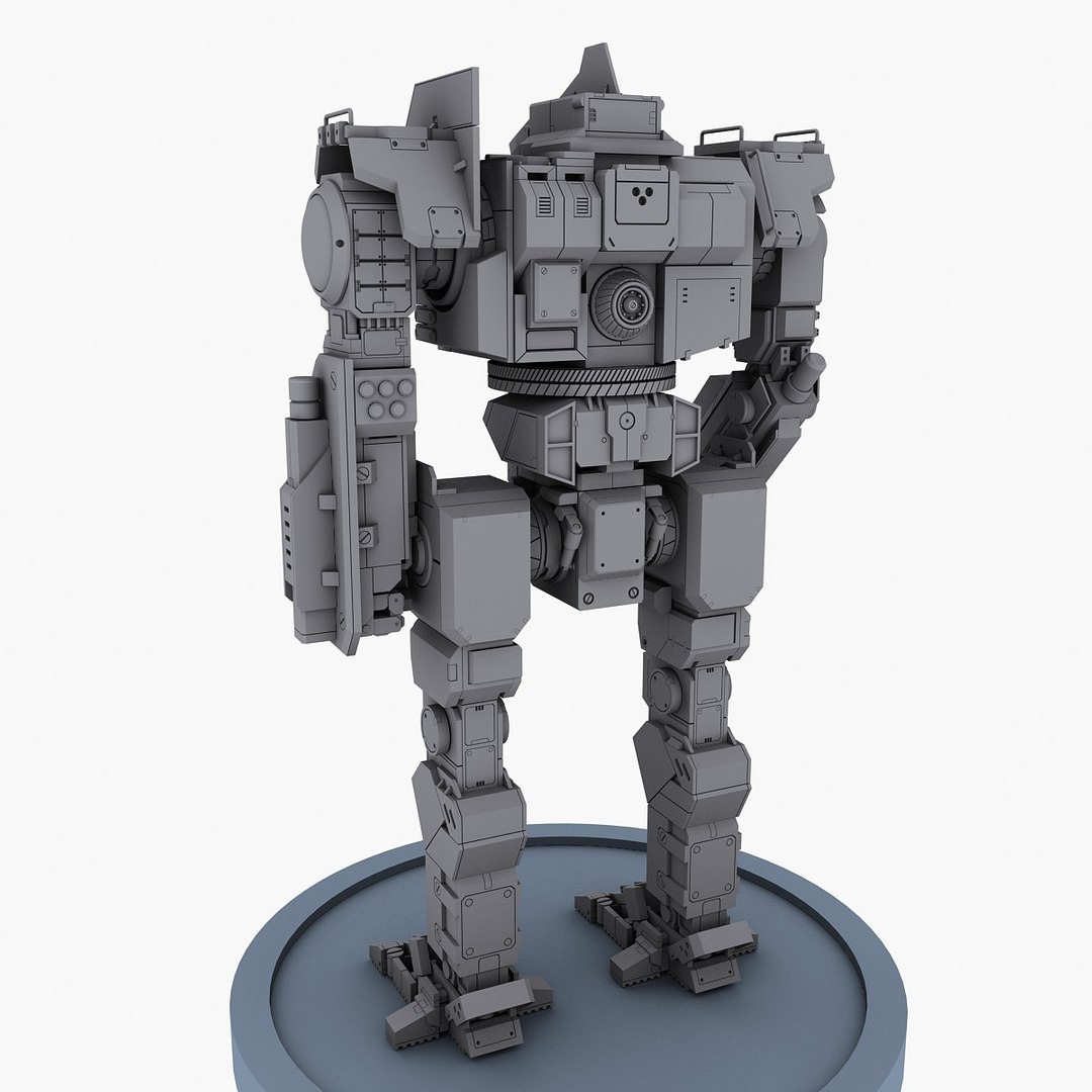 3d Model Robot Concept