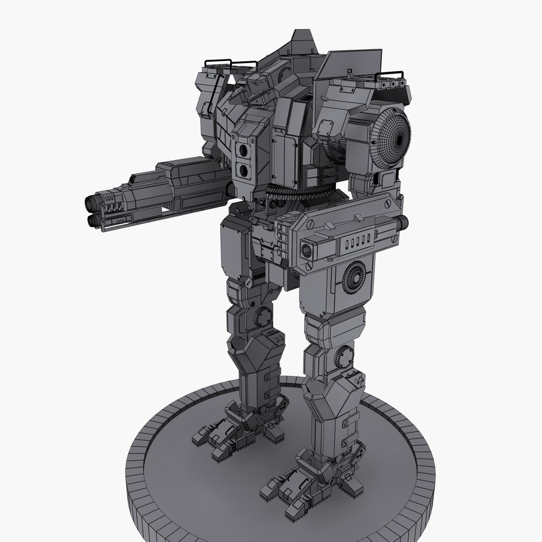 3d Model Robot Concept