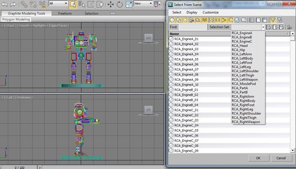 3d model robot concept