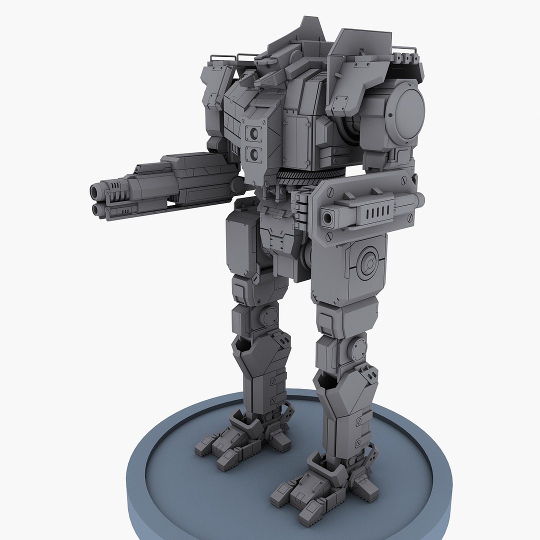 3d Model Robot Concept