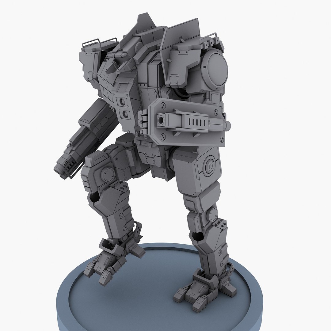 3d Model Robot Concept