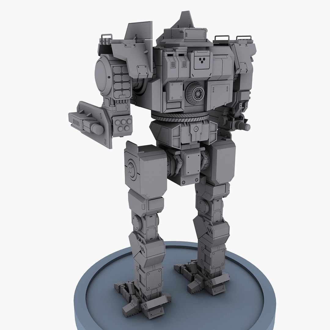 3d Model Robot Concept