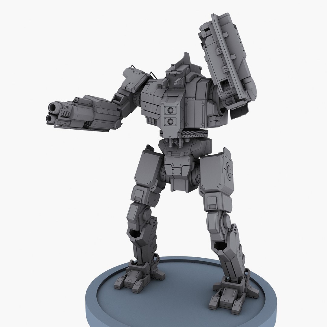 3d Model Robot Concept