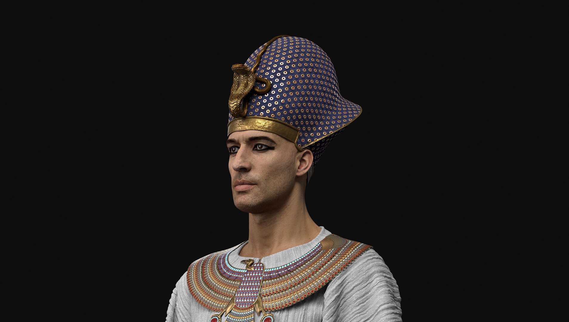 3D Pharaoh Model - TurboSquid 1284973