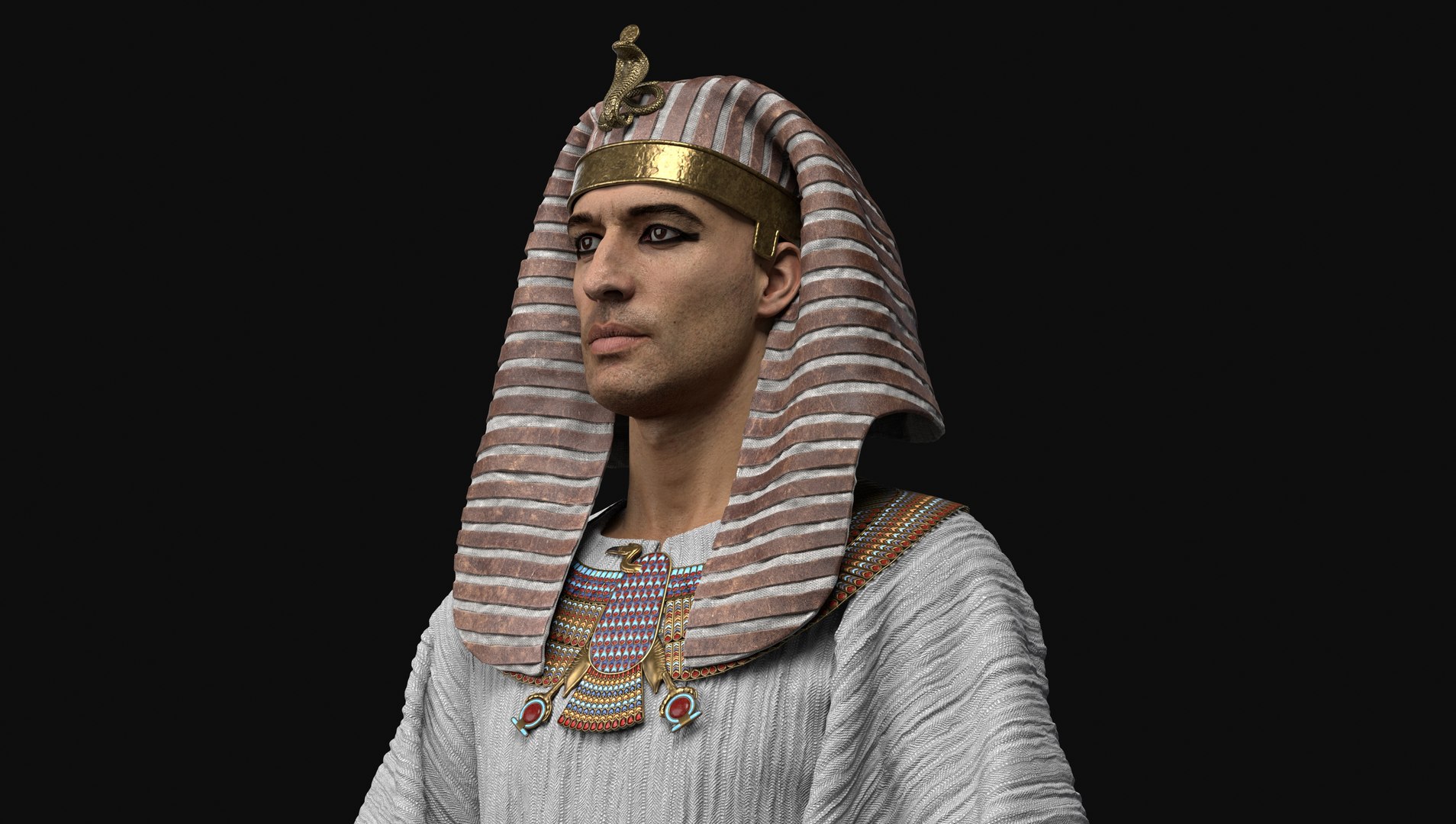 3D Pharaoh Model - TurboSquid 1284973