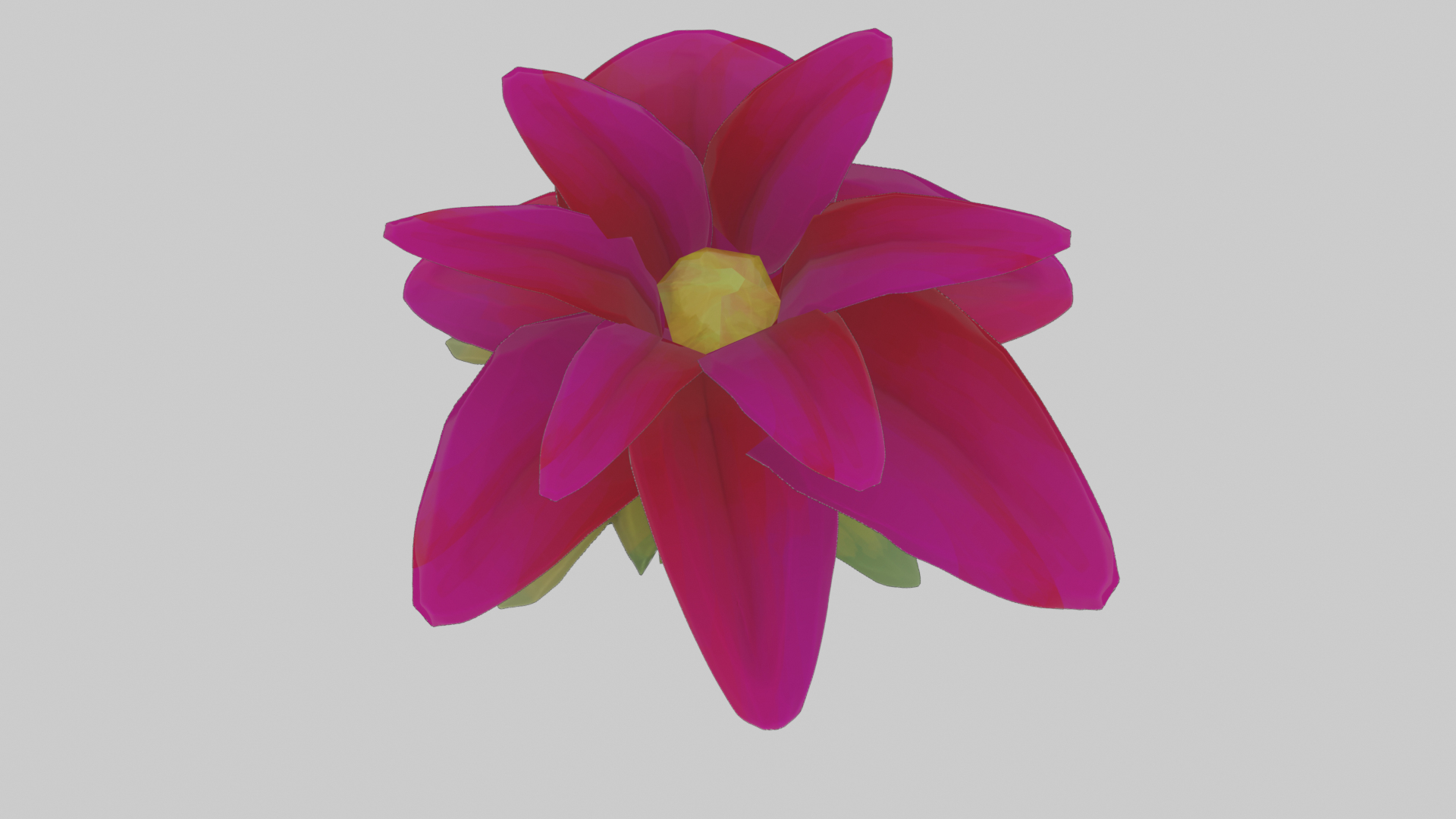 modelo 3d Flor verde escarlata gratis - TurboSquid 2150968