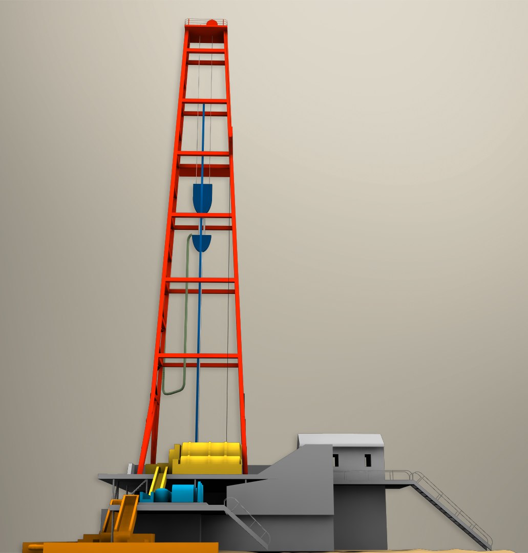 3d Oil Rig