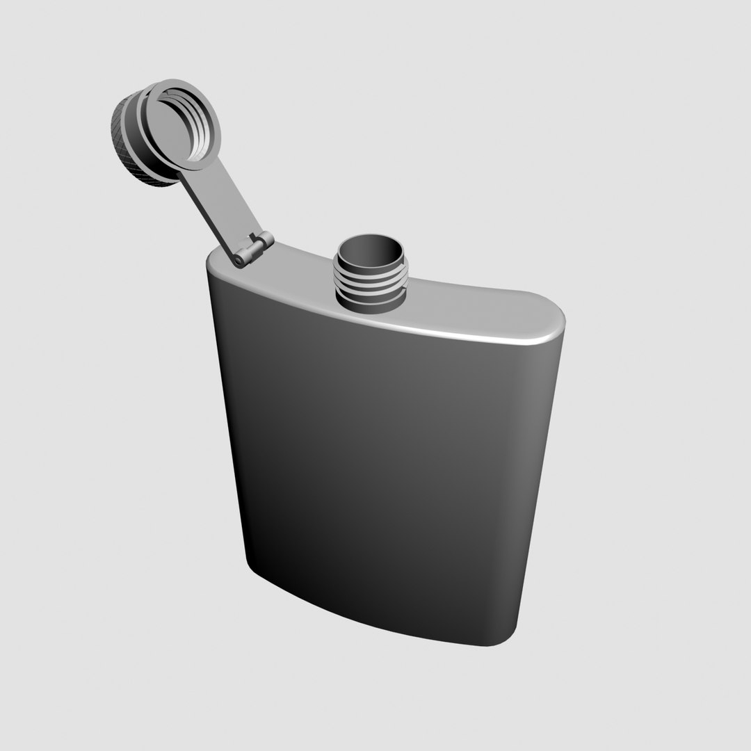 3d flask model
