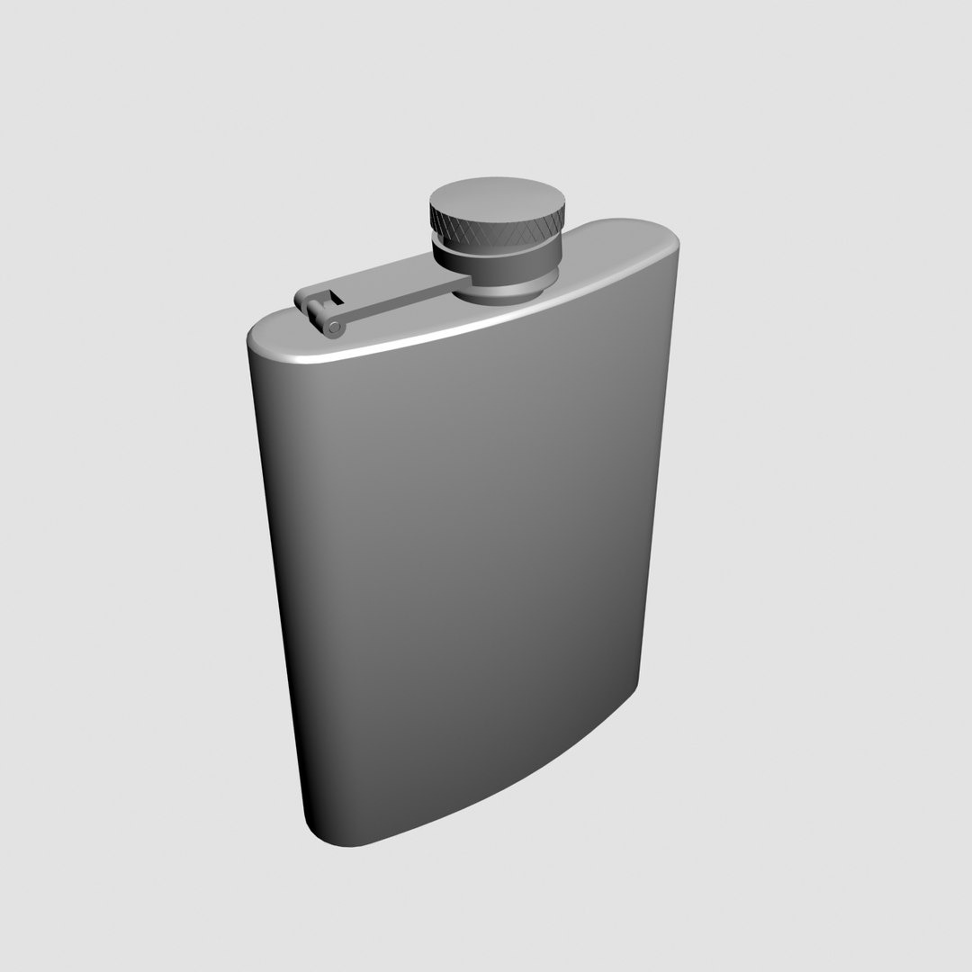 3d flask model