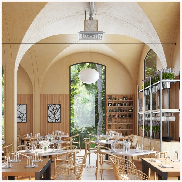 3d interior pub model