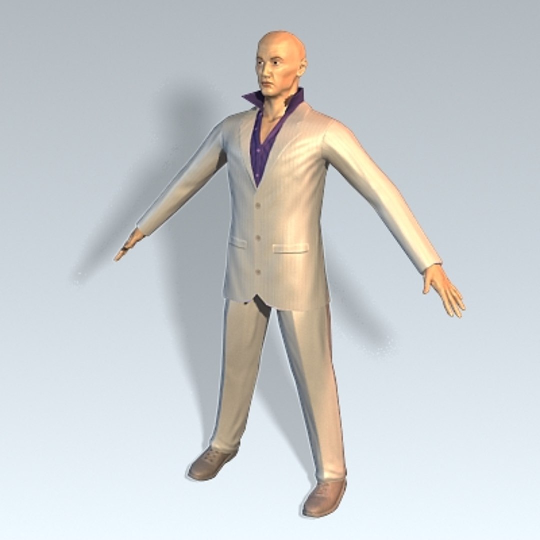 3d 6 Characters Hitman