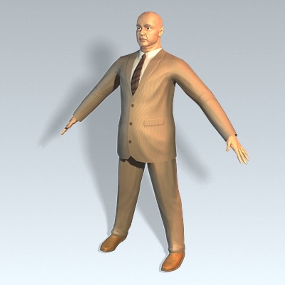 3d 6 Characters Hitman