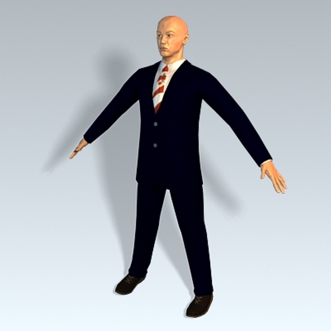 3d 6 Characters Hitman