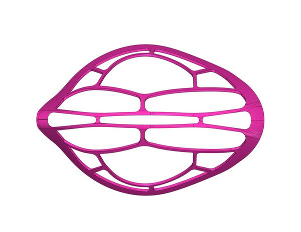 Plastic separator for covid mask 3D model - TurboSquid 1733382