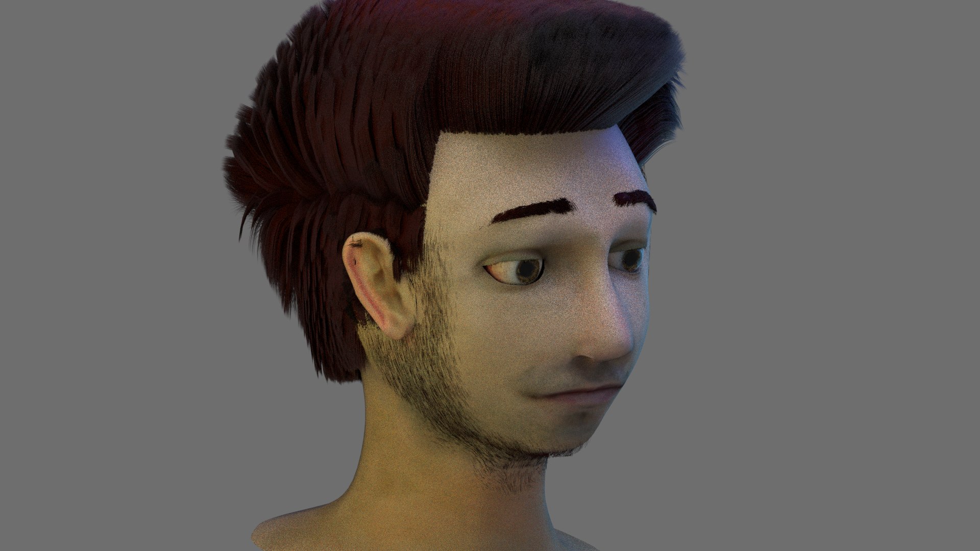 Human face character mr model - TurboSquid 1444387