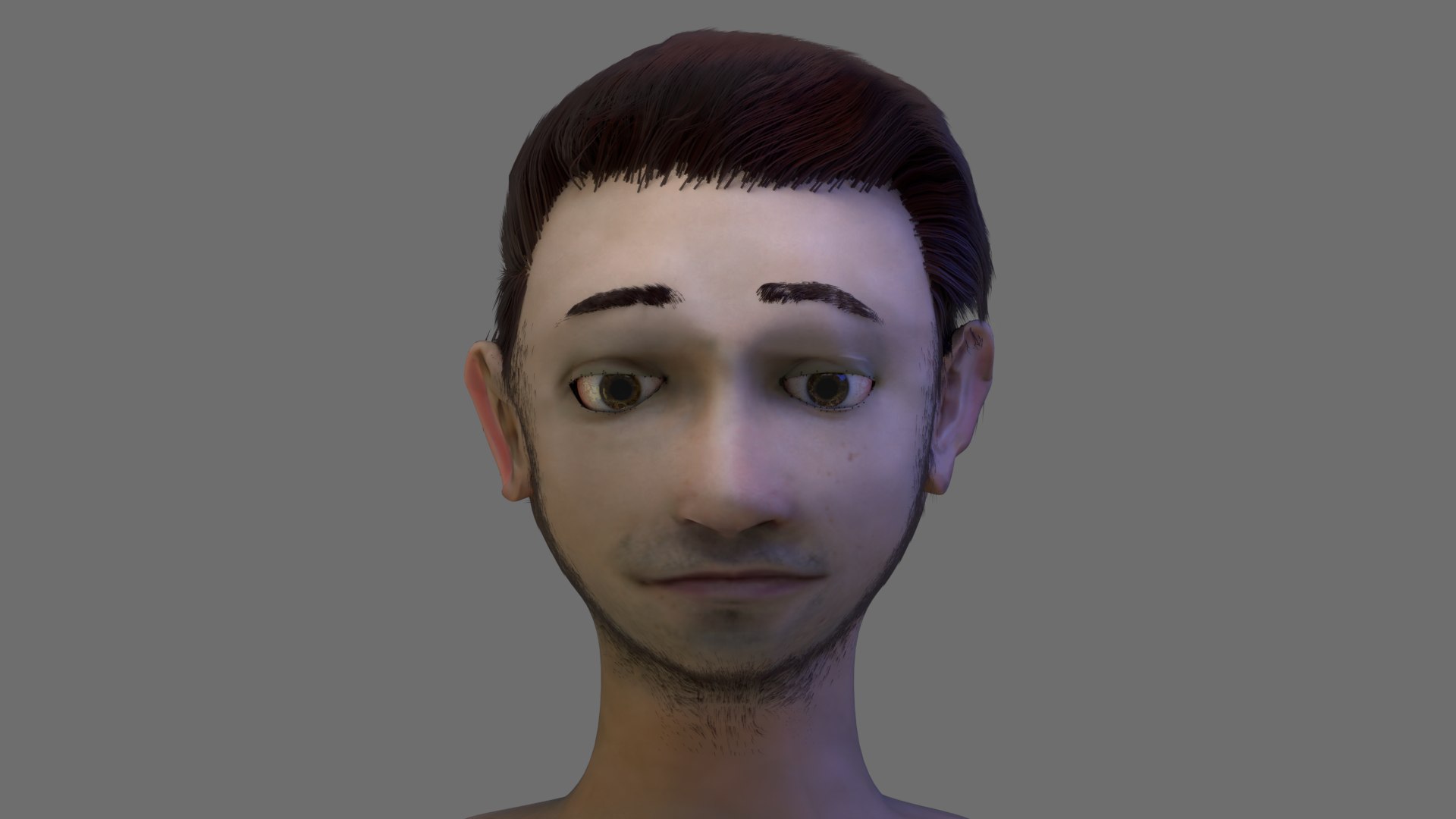 Human face character mr model - TurboSquid 1444387