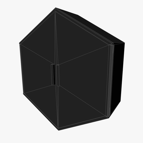 hexagonal wall cabinet 3d model