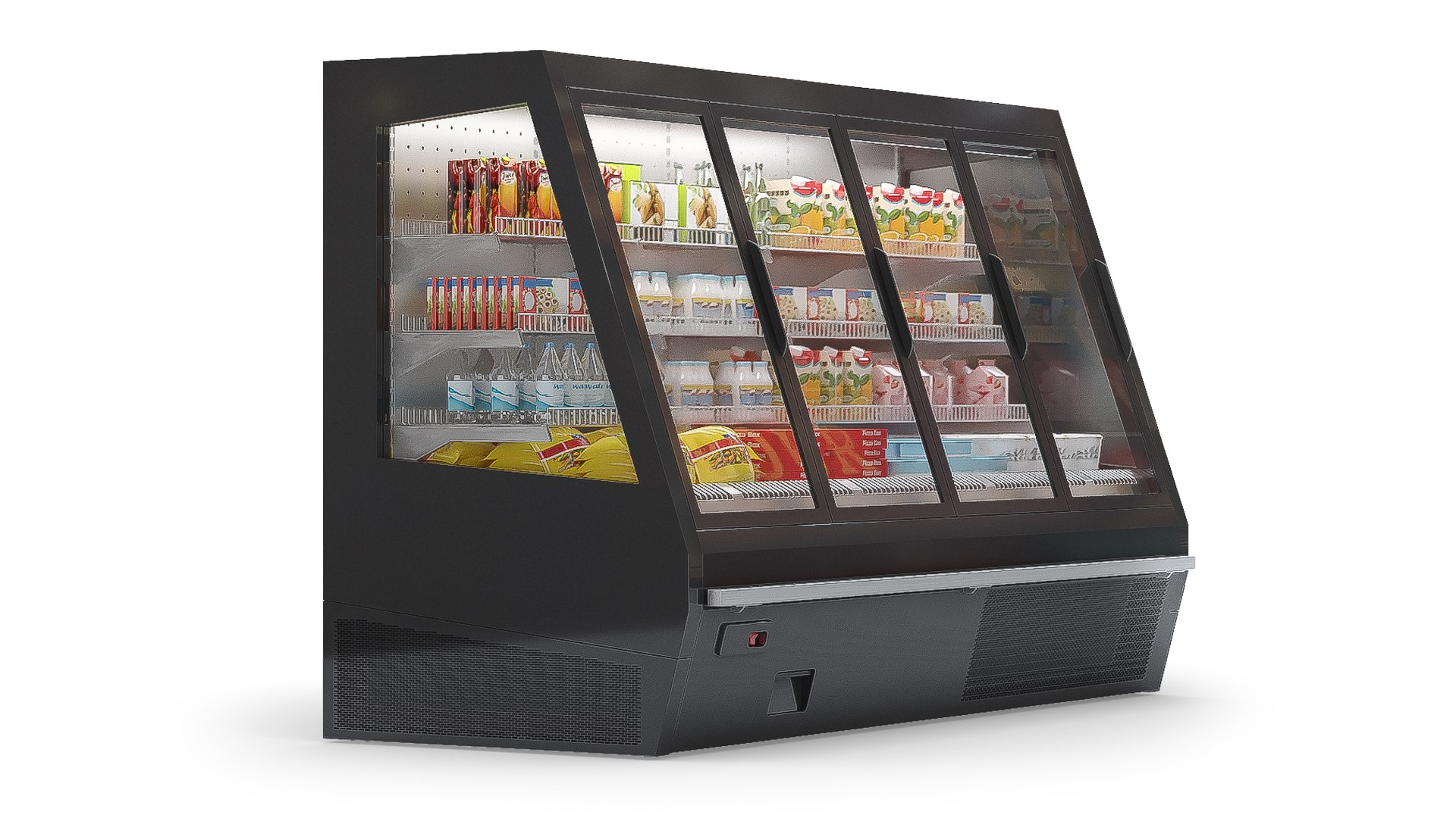 3D Refrigerated Display Case model - TurboSquid 1769089