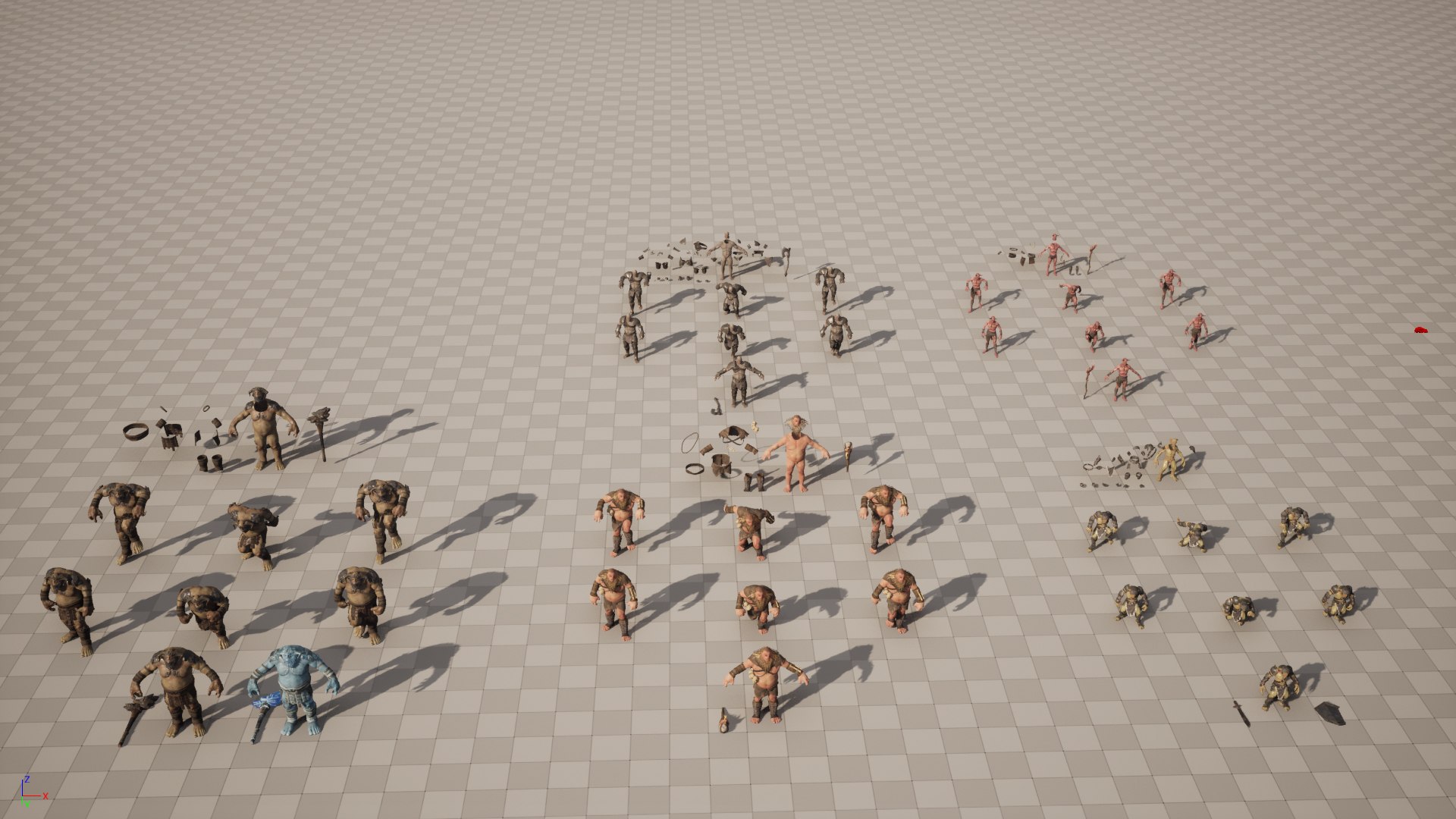 Creature Pack 01 Model - TurboSquid 2280953