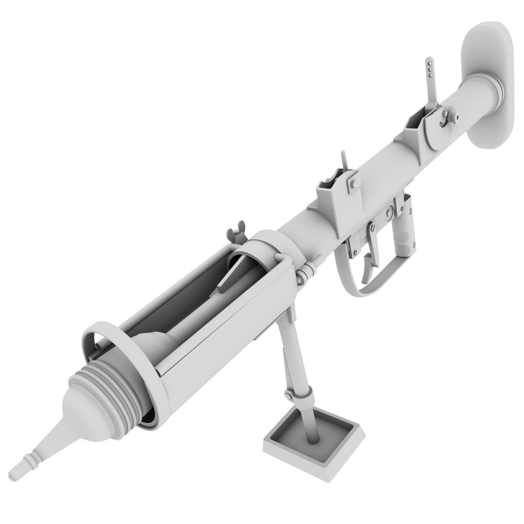 World War Piat 3D Model - TurboSquid 1298822