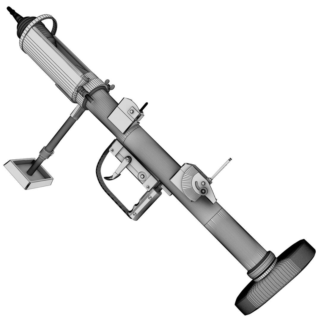 World War Piat 3D Model - TurboSquid 1298822