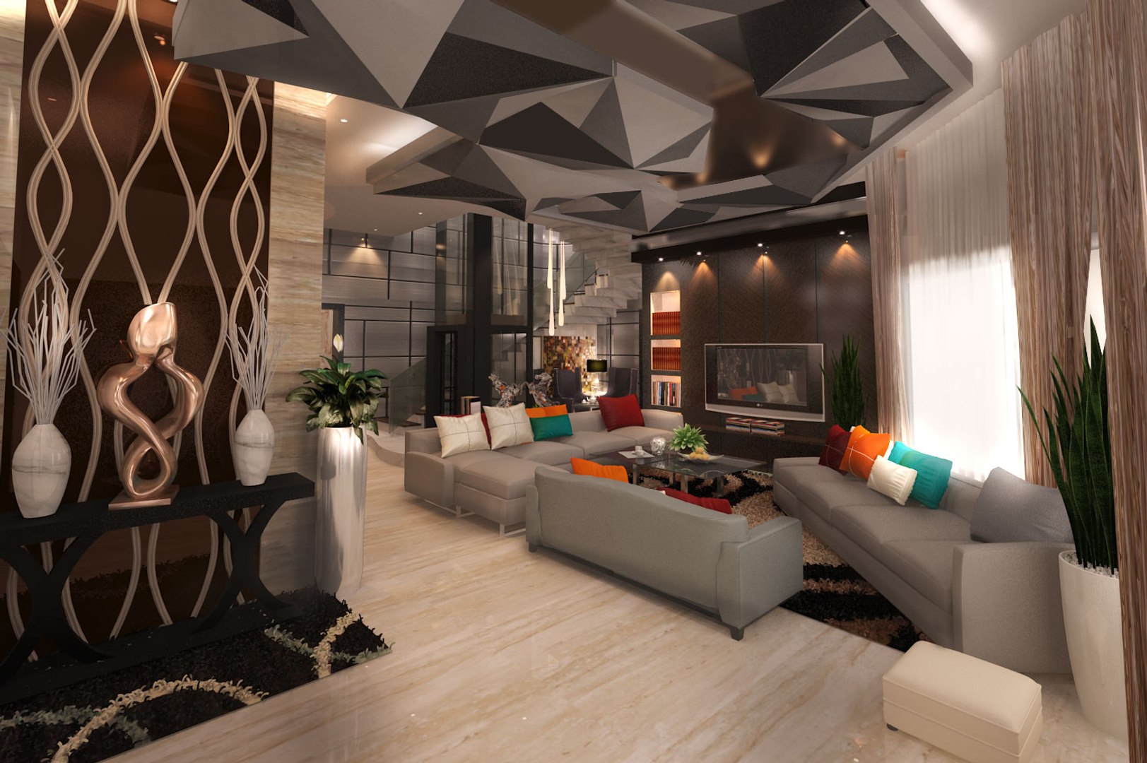Modern Living Room Autocad Drawings 3D Model - TurboSquid 1338485
