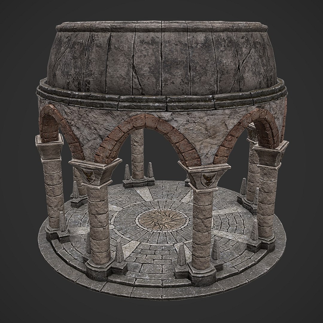 Arena-place Battlefield Place 3d Obj