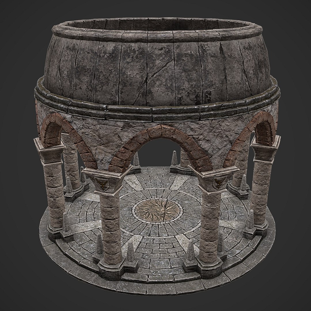 Arena-place Battlefield Place 3d Obj