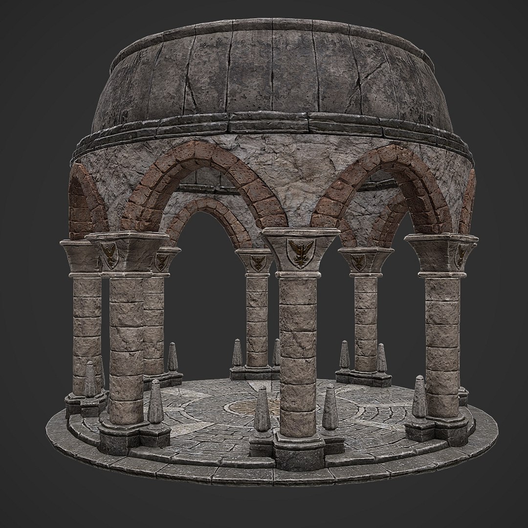 Arena-place Battlefield Place 3d Obj
