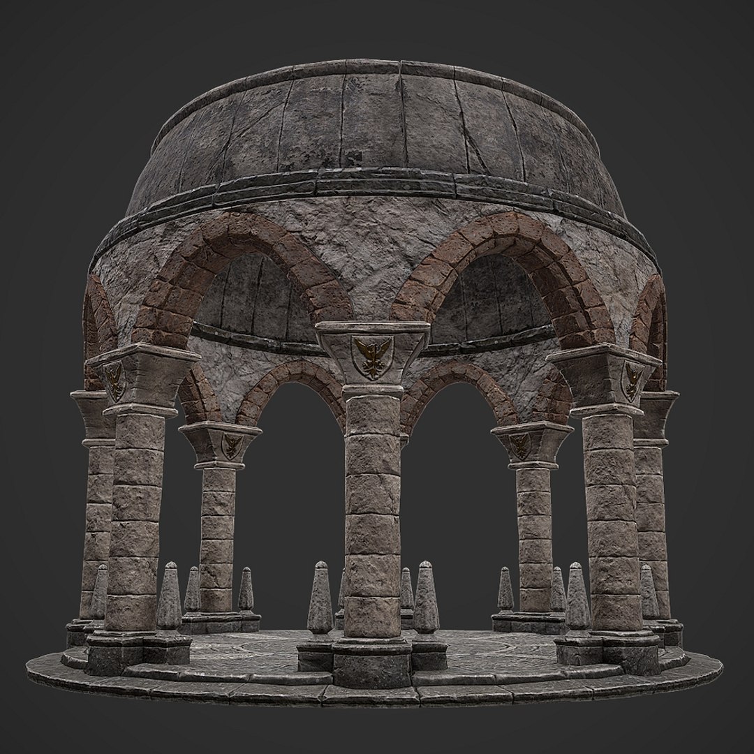 Arena-place Battlefield Place 3d Obj