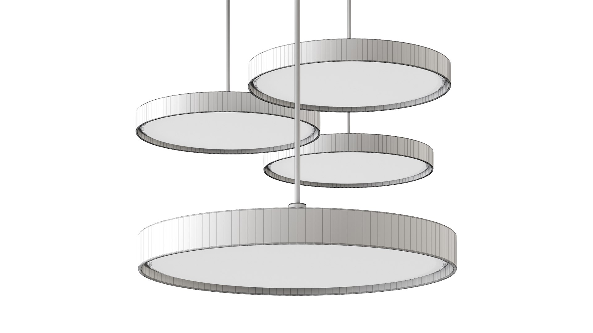 Slim Round Pendant Lamp 3D model - TurboSquid 2113822