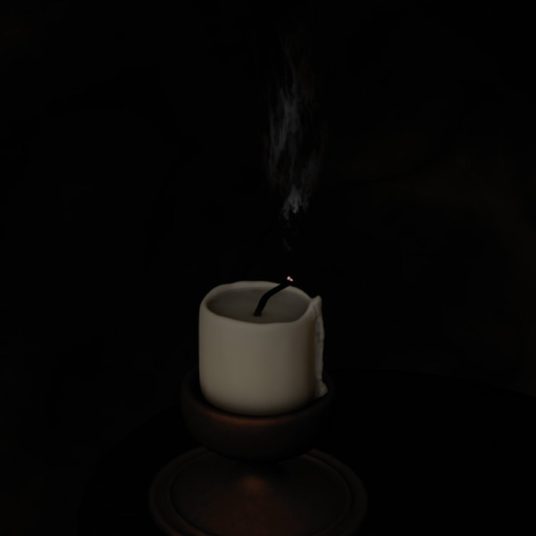 Cinema4d Candle Animation