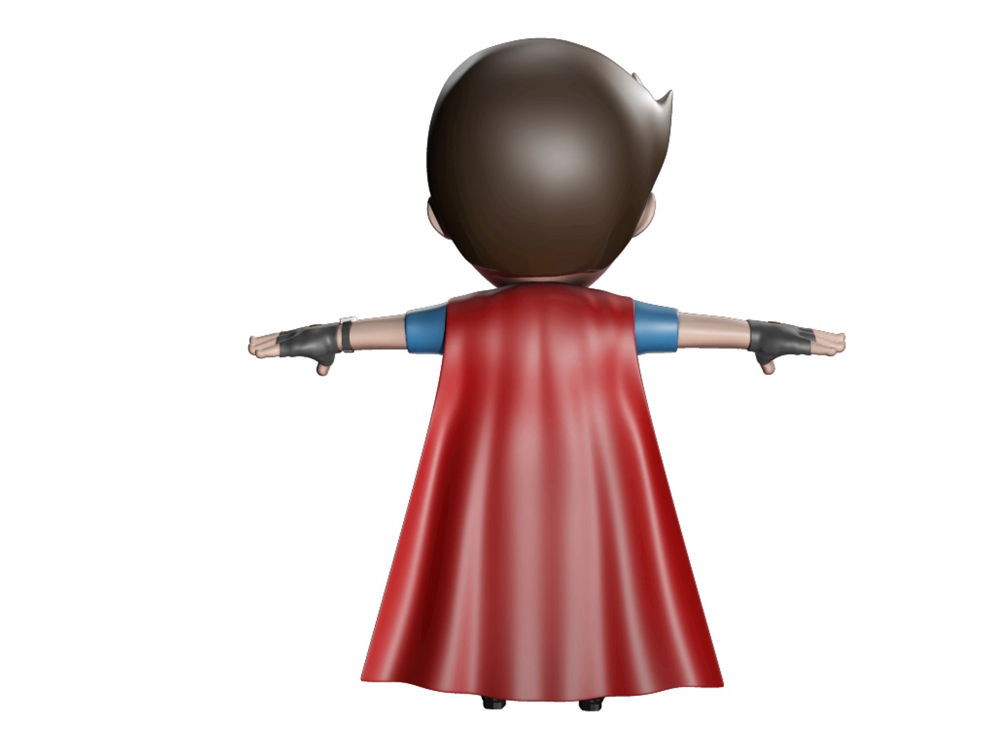 3d Super Hero Cartoon Character Model