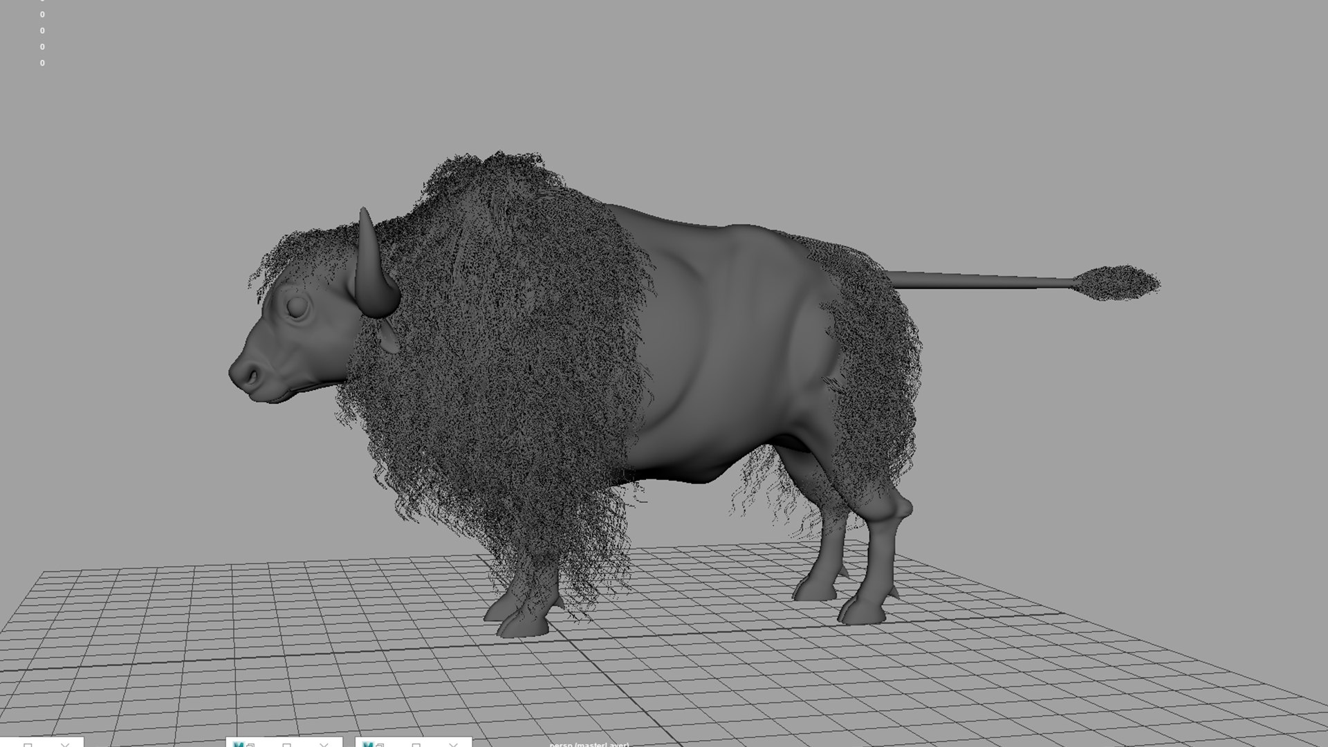 Yak 1 Bull Model - TurboSquid 1749092