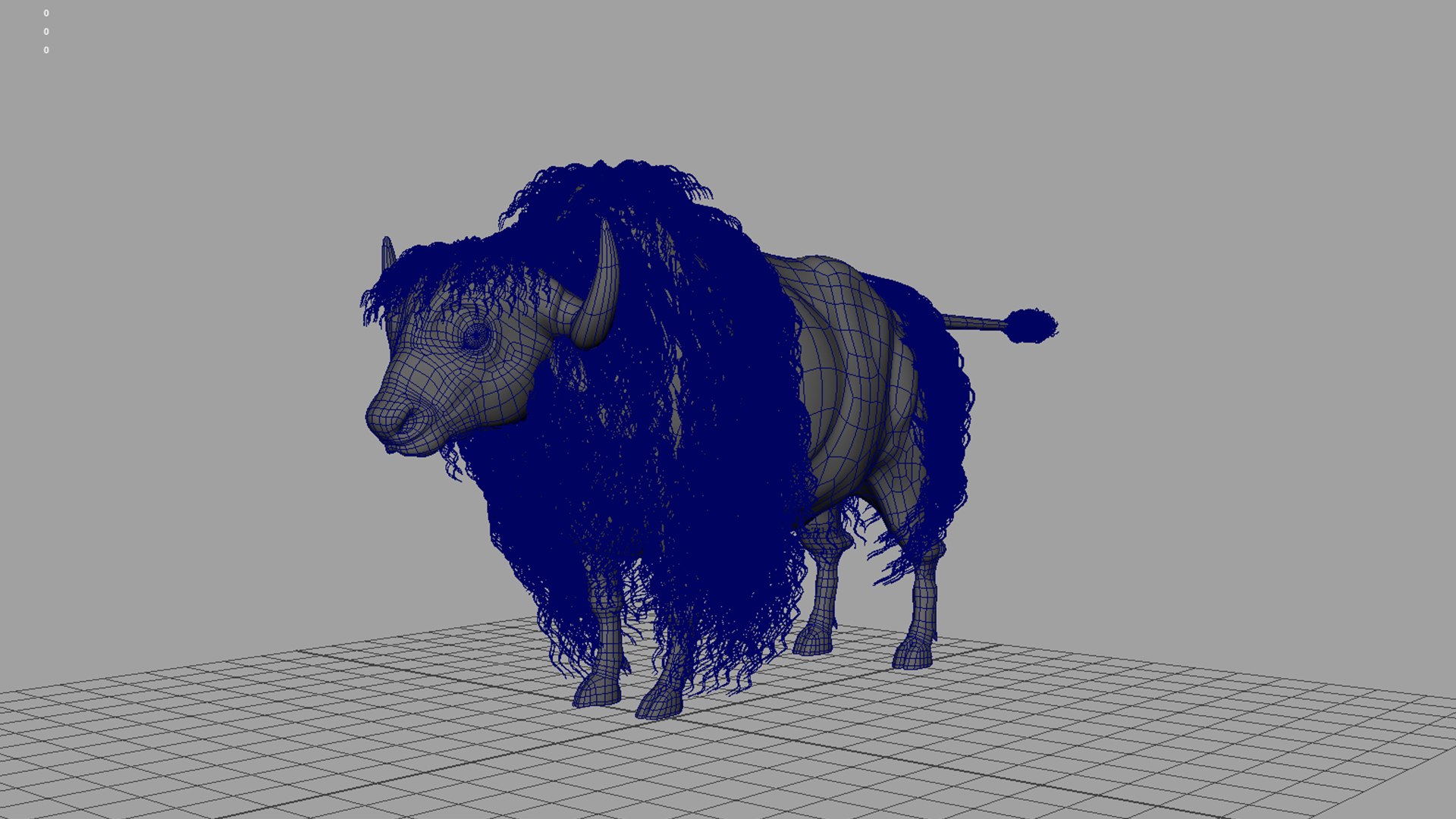 Yak 1 Bull Model - TurboSquid 1749092