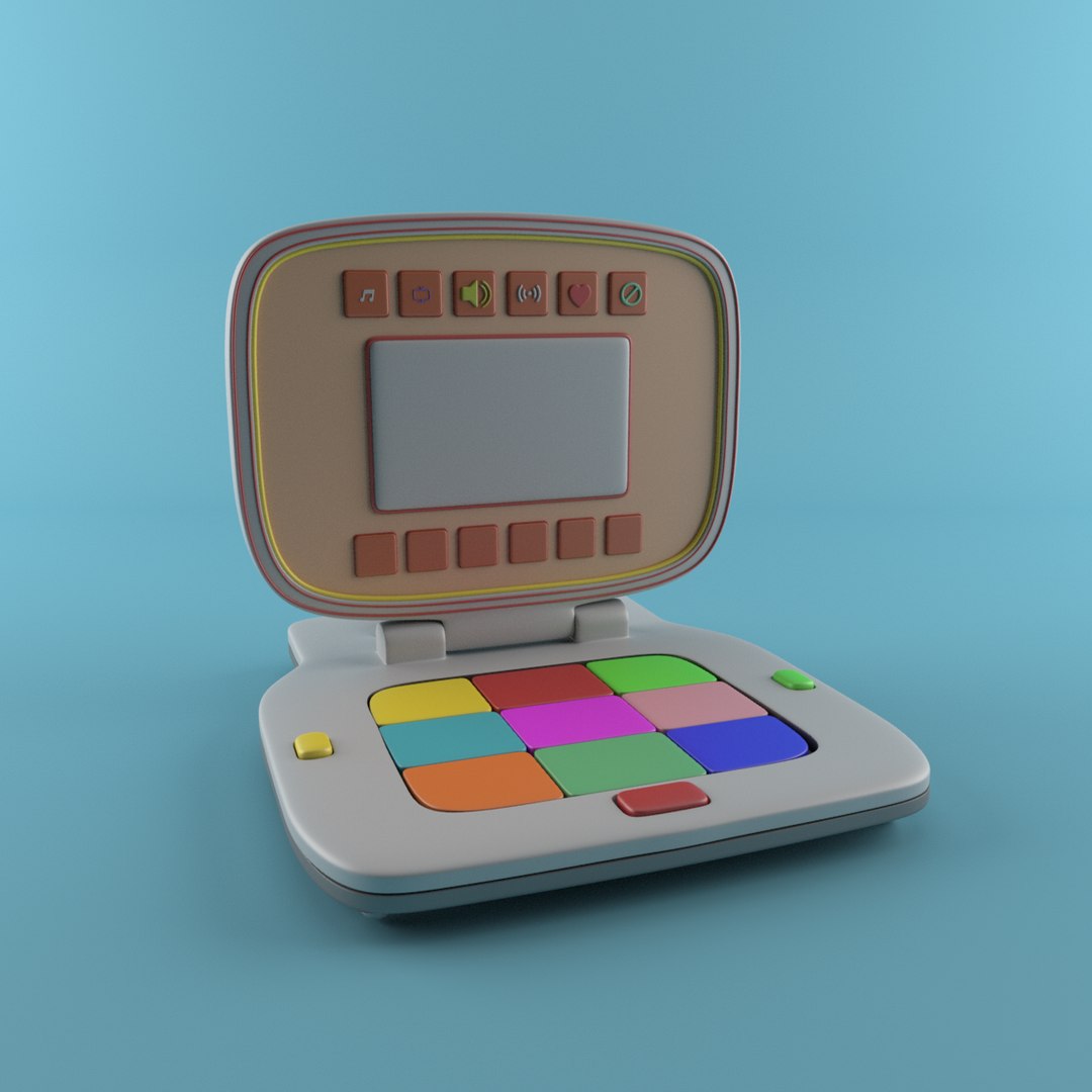 3D cartoon laptop model - TurboSquid 1279947