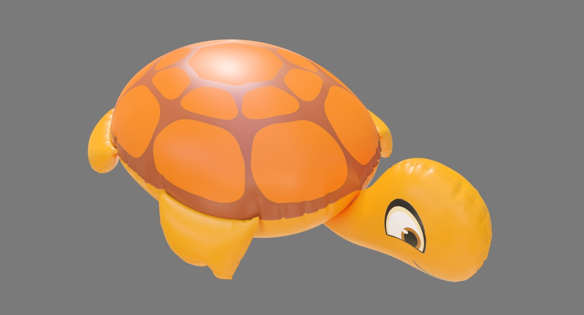 3D realistic float ring turtle model - TurboSquid 1375730