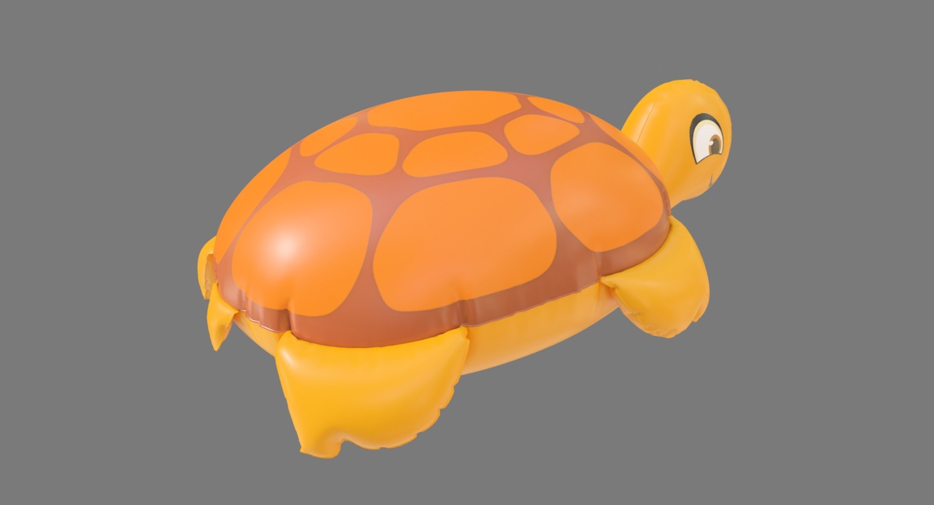 3D realistic float ring turtle model - TurboSquid 1375730