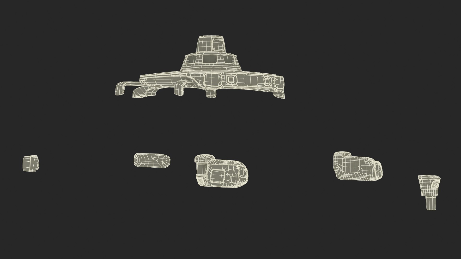 3D Model Waymo Sensor Array For Autonomous Driving White - TurboSquid ...